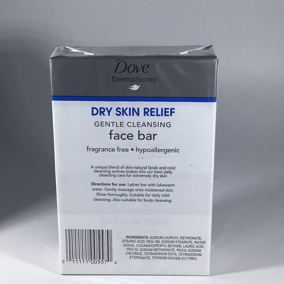 Dove | Bath & Body | Dove Derma Series Dry Skin Relief Face Bar | Poshmark